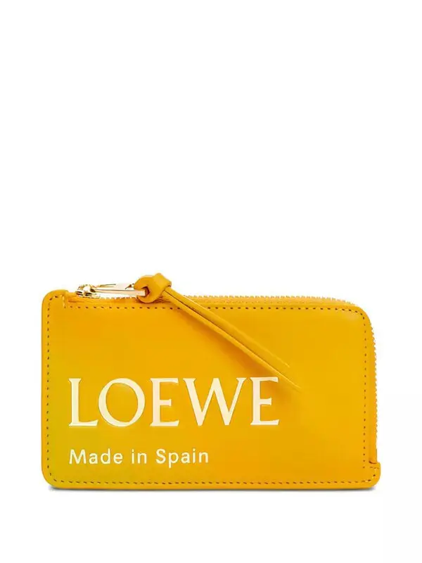 Loewe Zip Card Holder - Yellow