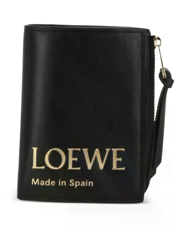 Loewe Logo-print Zip Wallet - Black