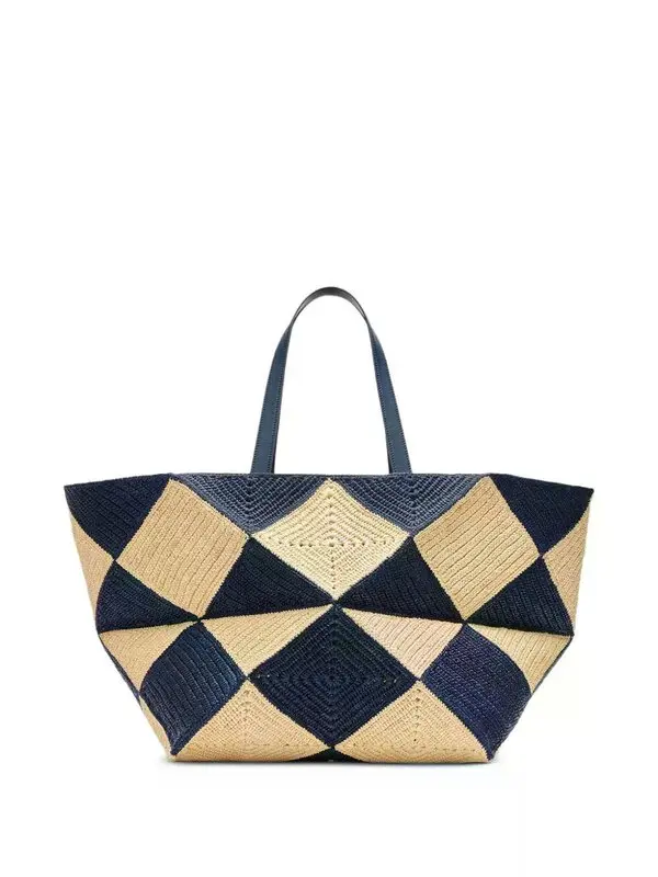 Loewe Xxl Puzzle Fold Tote Bag - Blue