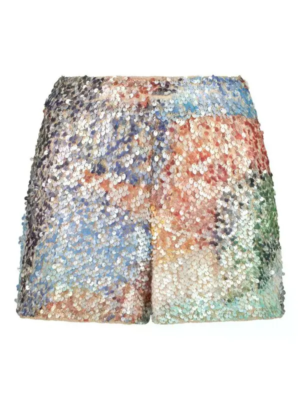 SANA OSMANI Chronos Sequin Shorts