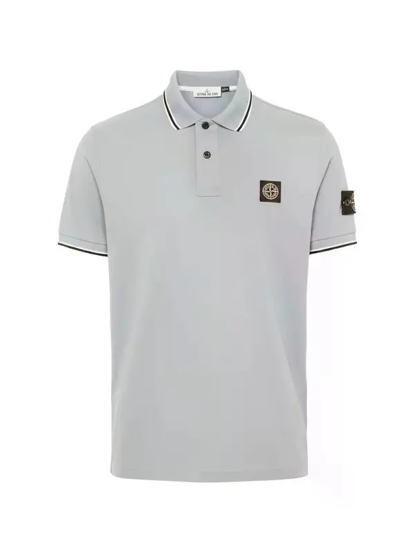 Stone Island Patch Polo Shirt