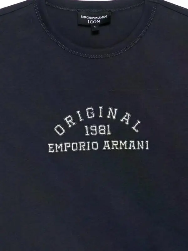 Emporio Armani Embroidered Logo T-shirt