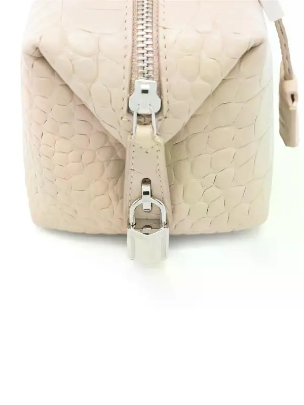 Max Mara Top-handle Croco-effect Mini Bag
