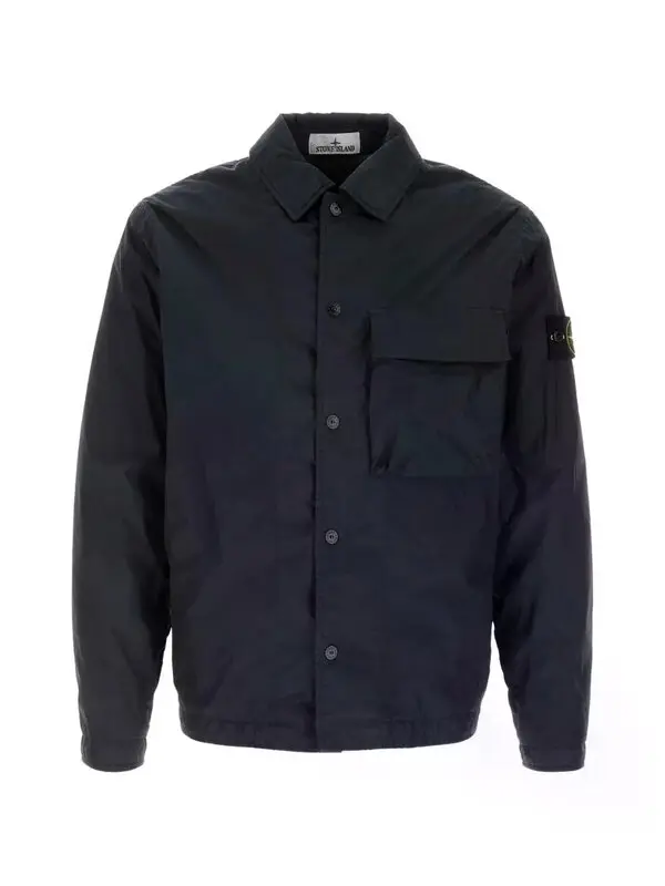 Stone Island Compass-badge Shirt Jacket - Grey