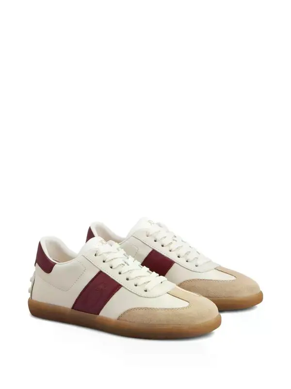 TOD'S Tabs Leather-panelled Sneakers