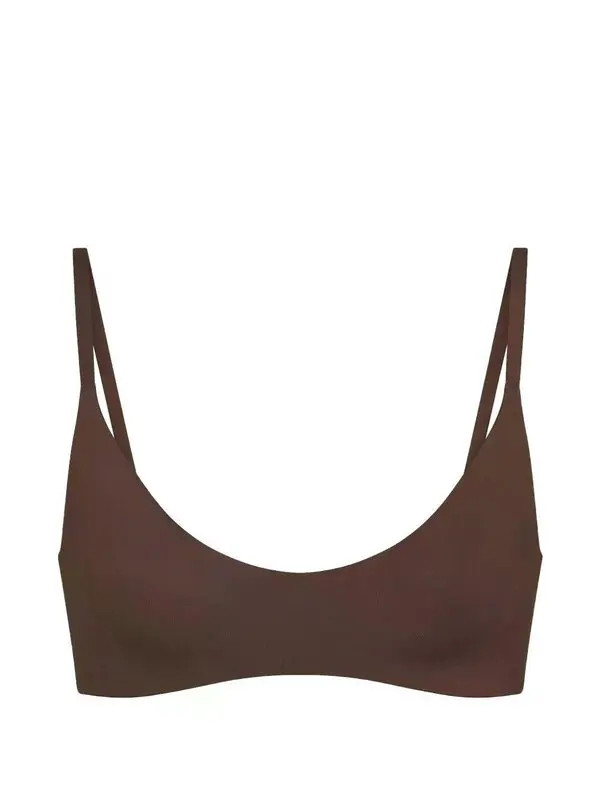 SKIMS X Nike Micro Scoop Bra - Brown