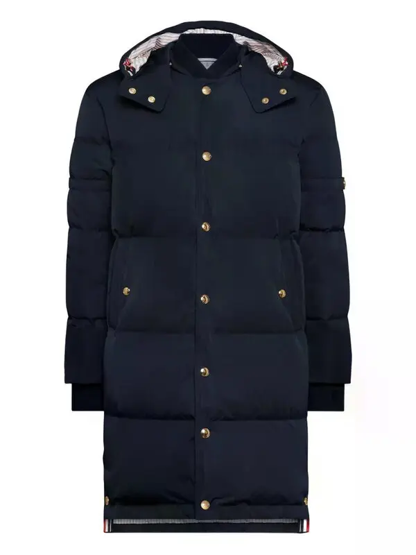 Thom Browne Hooded Button-fastening Coat