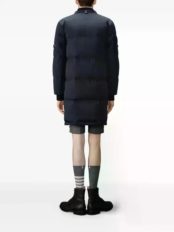 Thom Browne Hooded Button-fastening Coat