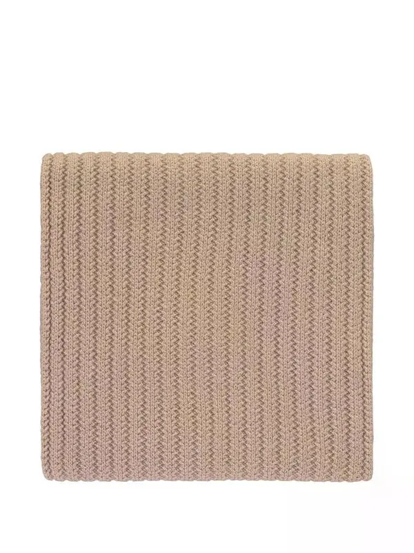 MOORER Textured Panelled Scarf