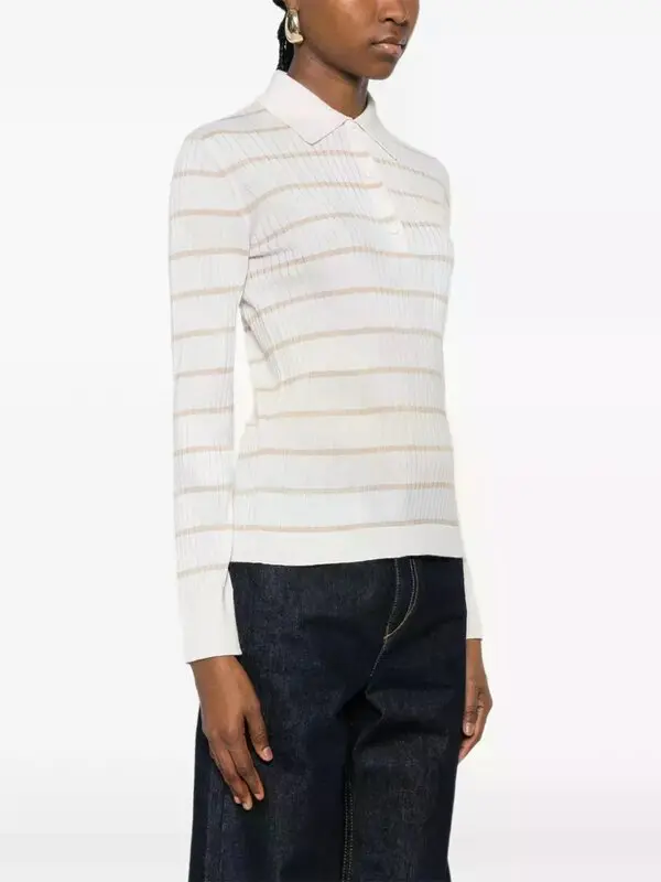 Max Mara Striped Polo Shirt
