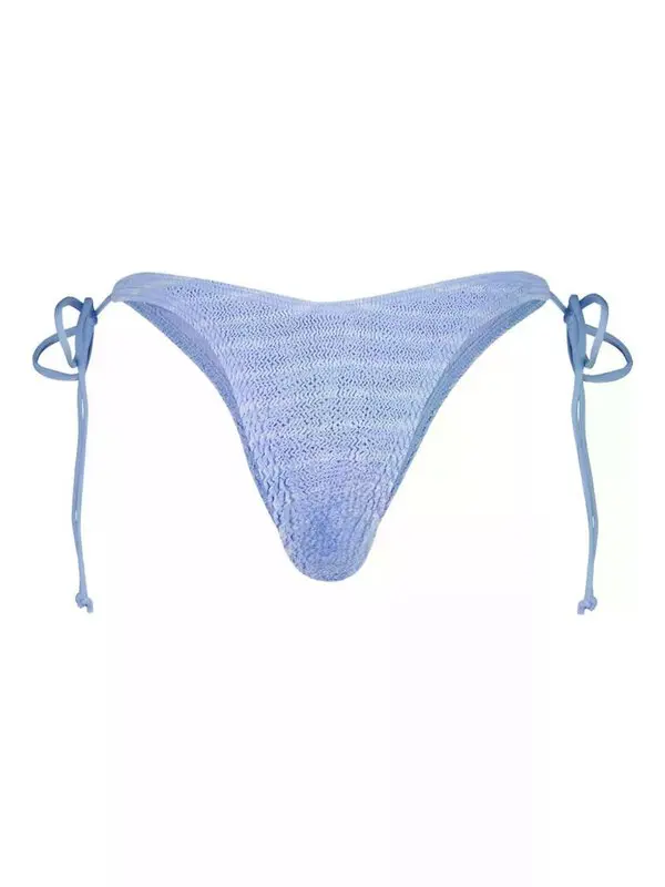 Bond Eye Serenity Stripe Textured Bikini Brief - Blue