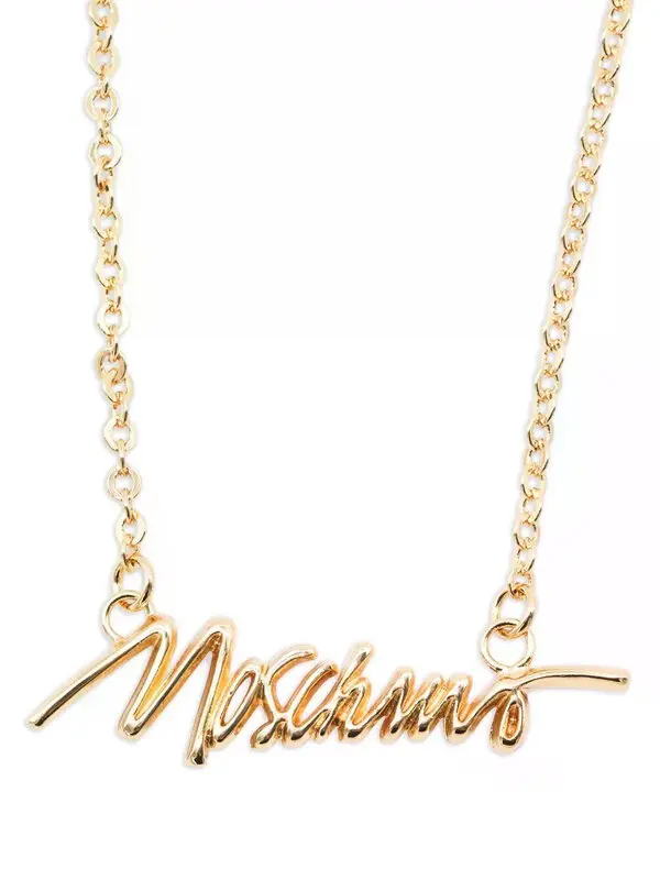 Moschino Logo-lettering Necklace