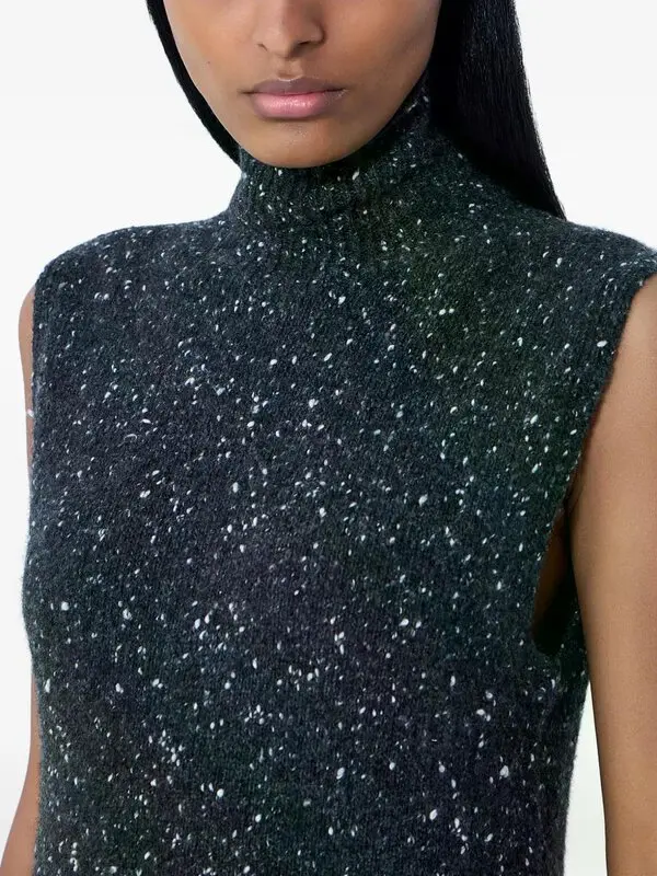THE ROW Speckled Sleeveless Top - Grey
