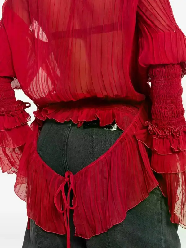Blumarine Ruffled Detail Blouse
