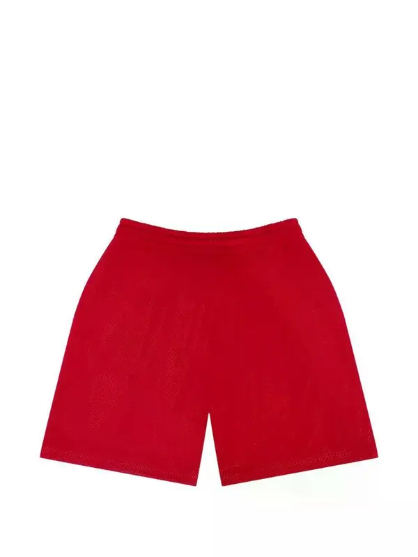 DENIM TEARS Logo-detail Shorts - Red