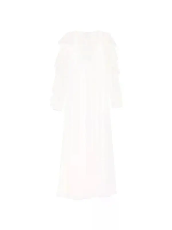 FORTE_FORTE Ruffled Maxi Dress - White