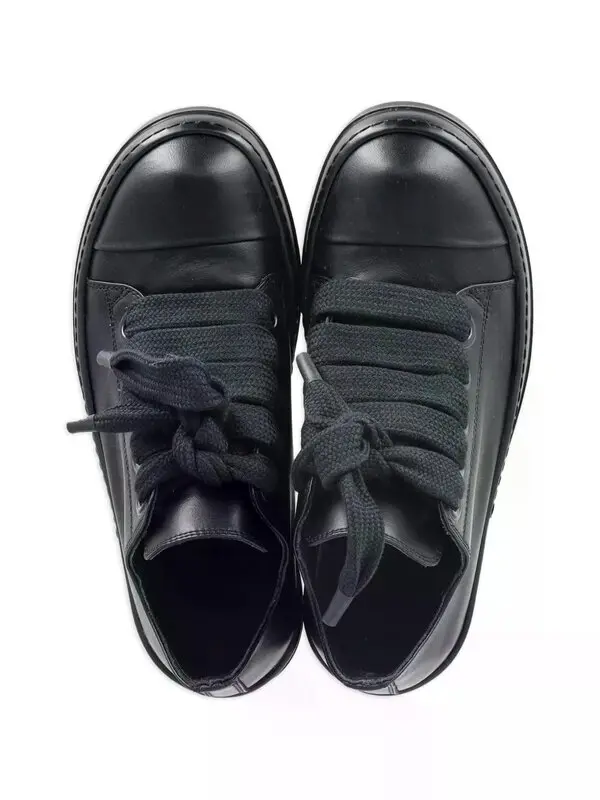 Rick Owens Jumbo-laced Low-top Sneakers