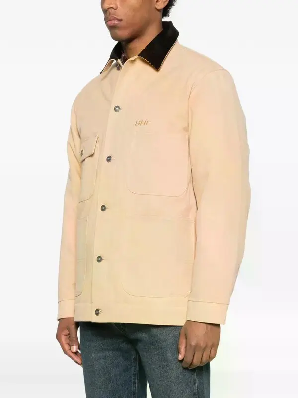 SKY HIGH FARM WORKWEAR Pocket Contrast Collar Jacket