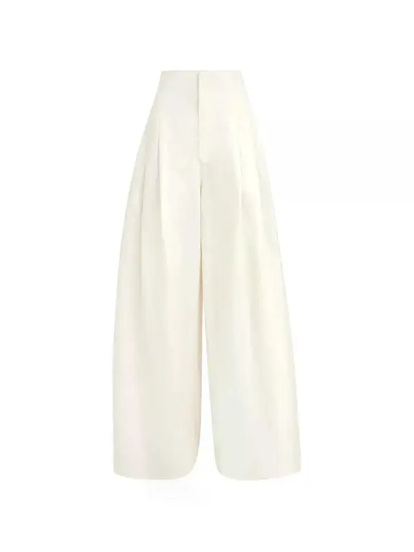 Brunello Cucinelli Palazzo Pants - Neutrals