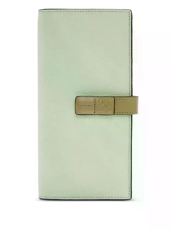 Loewe Large Anagram-debossed Wallet - Green