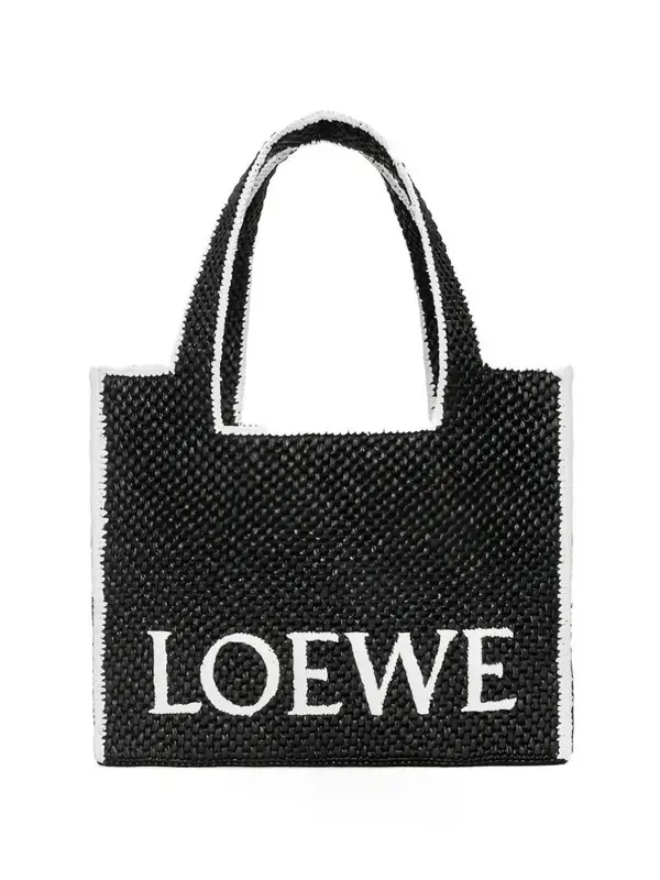 Loewe Large Raffia Tote Bag