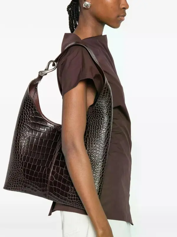 Soeur Mini Cosima Crocodile-effect Tote Bag