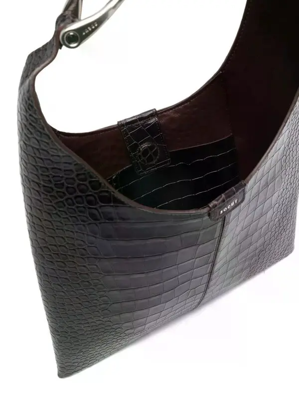 Soeur Mini Cosima Crocodile-effect Tote Bag