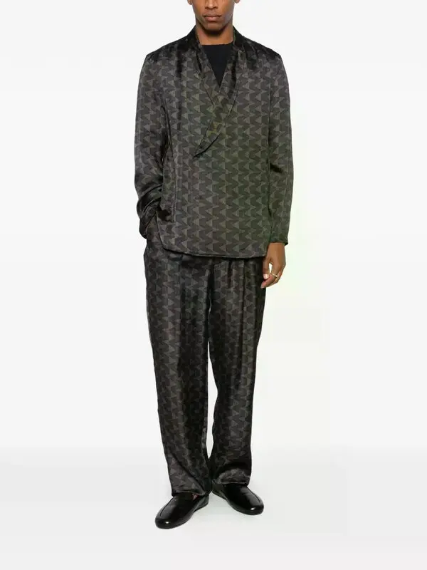 Giorgio Armani Geometric-patterned Blazer