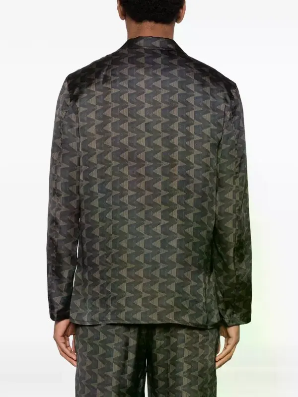 Giorgio Armani Geometric-patterned Blazer
