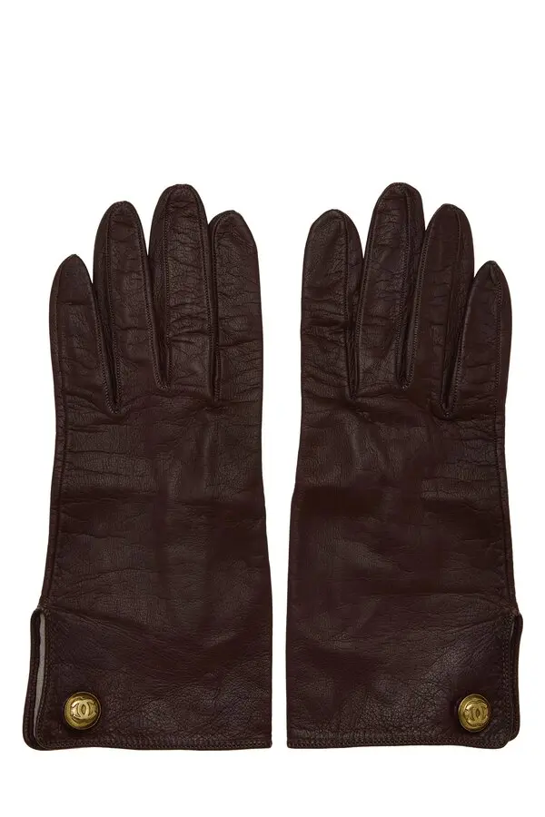 Chanel Lambskin Gloves - Red