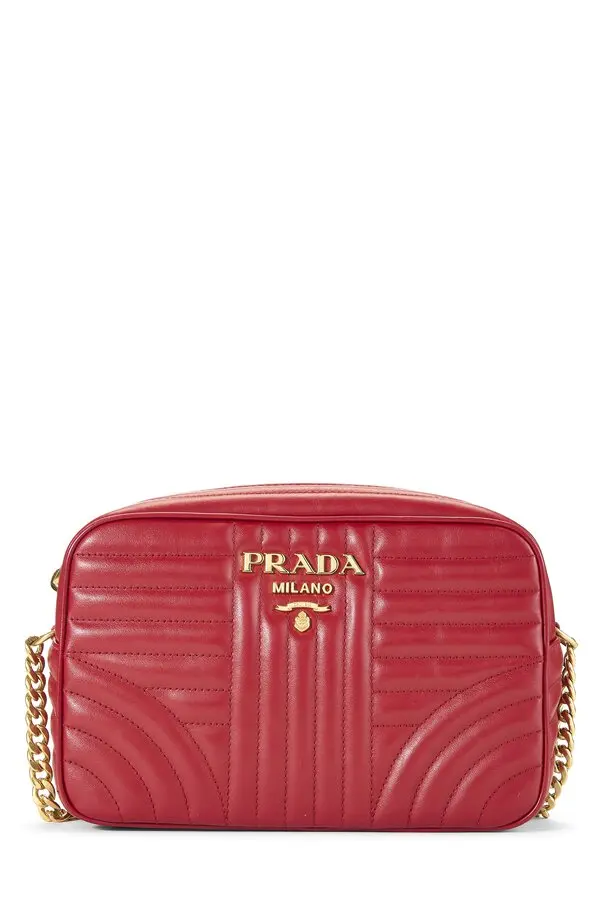 Prada Calfskin Diagramme Camera Bag