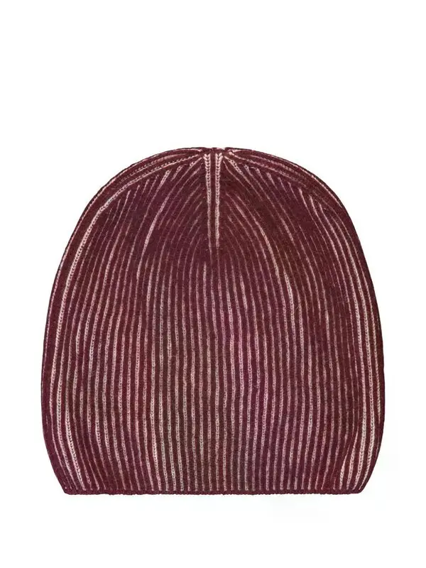 MOORER Striped Beanie Hat