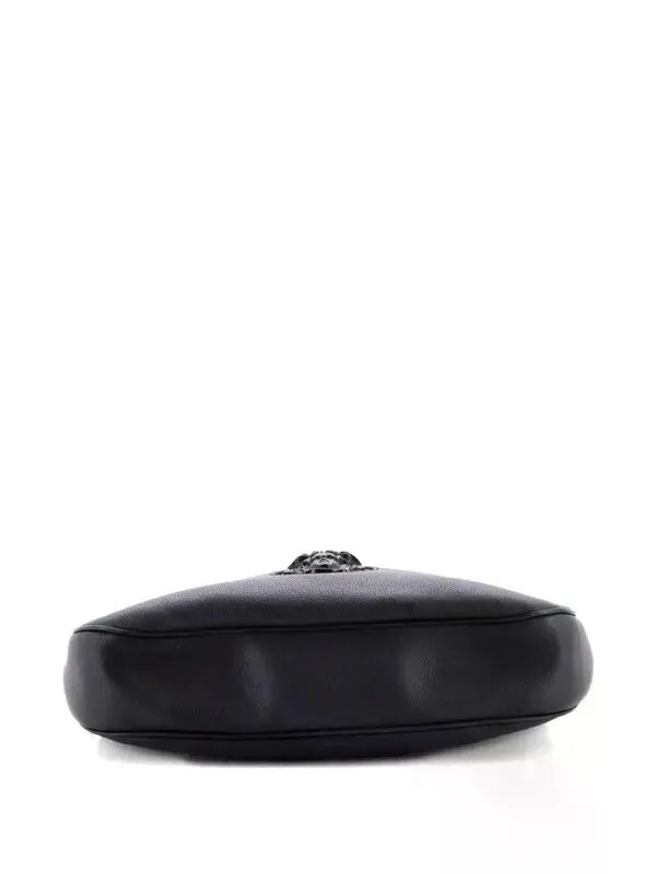 Versace La Medusa Leather Medium Hobo Bag