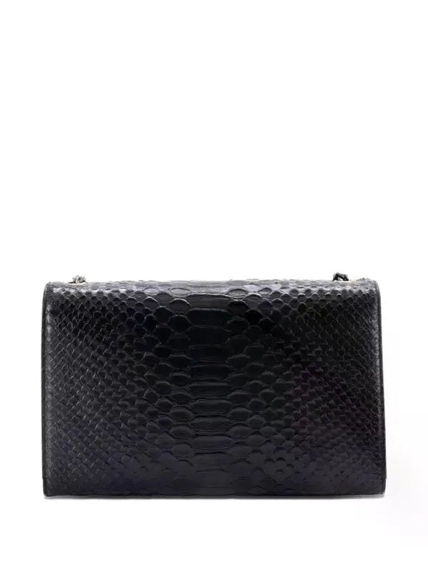 Saint Laurent Classic Monogram Python Embossed Leather Medium Crossbody Bag
