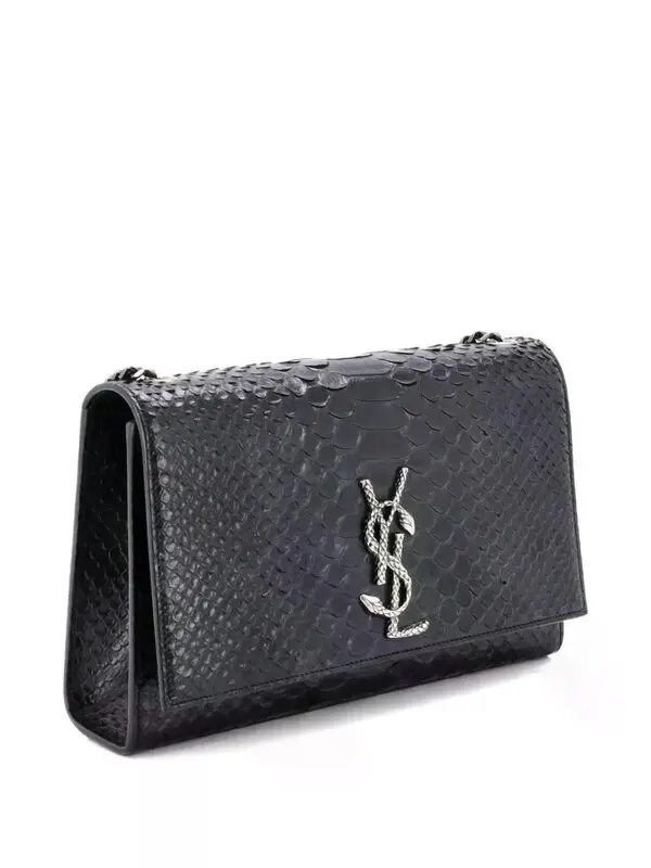 Saint Laurent Classic Monogram Python Embossed Leather Medium Crossbody Bag