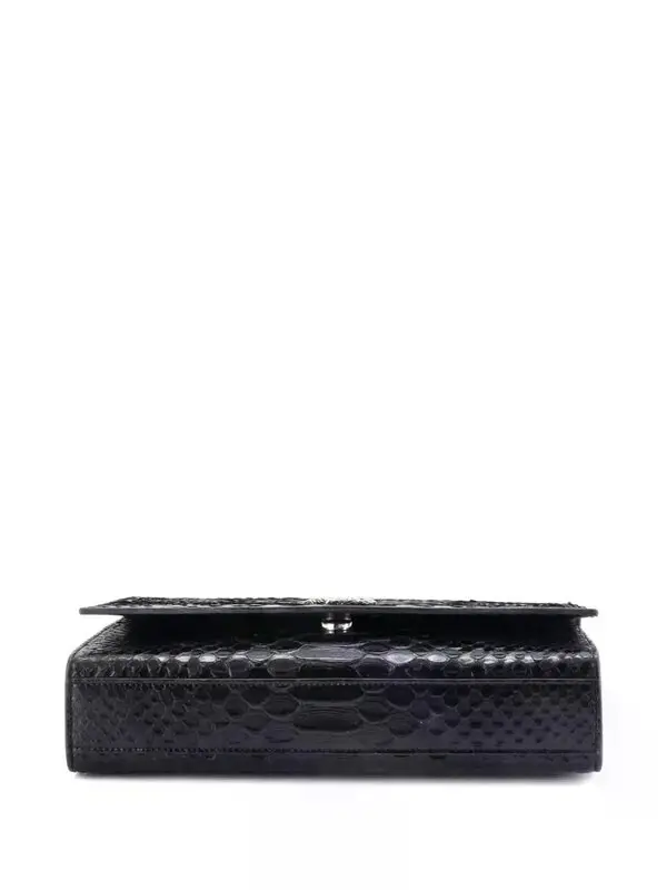 Saint Laurent Classic Monogram Python Embossed Leather Medium Crossbody Bag