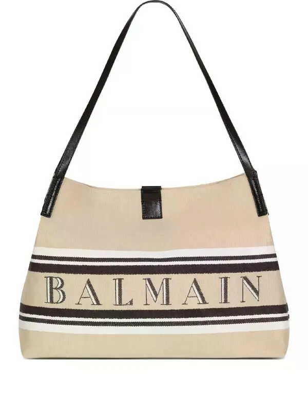Balmain Medium Shoulder Bag - Neutrals