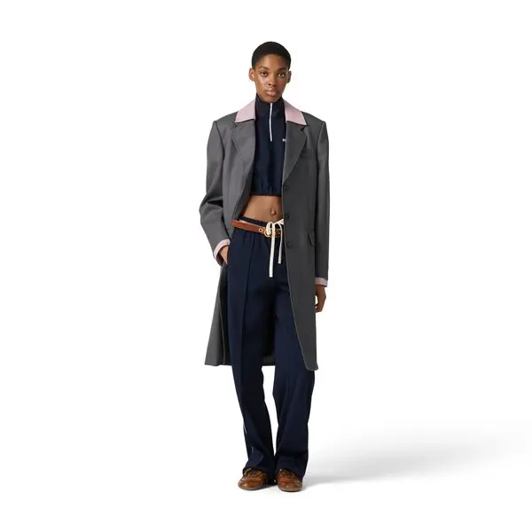 Miu Miu Technical Jersey Jogger Pants