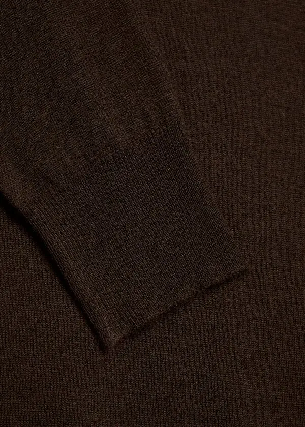 JOSEPH Mock-neck Cashmere Top