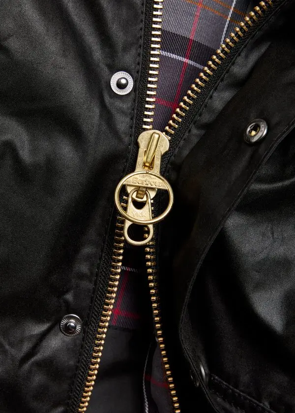 Barbour Bedale Waxed Cotton Jacket - Black
