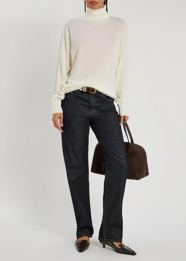 TOTEME Fine-knit Wool Turtleneck Jumper