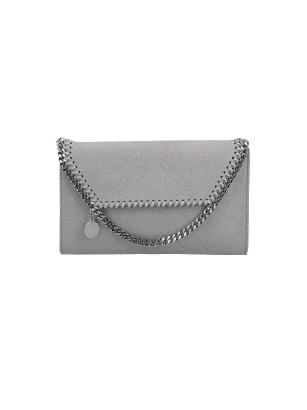 Stella McCartney Falabella Crossbody Wallet - Gray