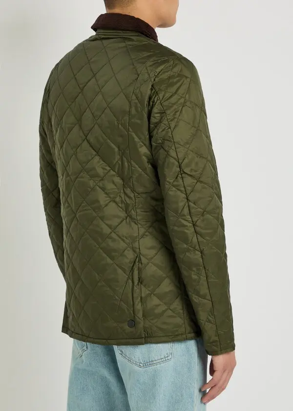 Barbour Liddesdale Quilted Nylon Jacket - Green