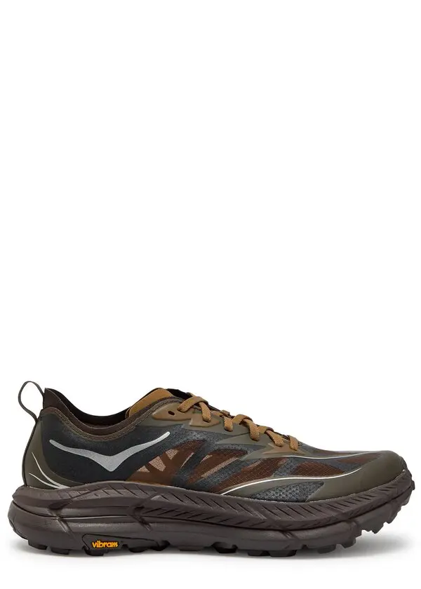 HOKA® Mafate Speed 4 Lite Mesh Sneakers - Brown