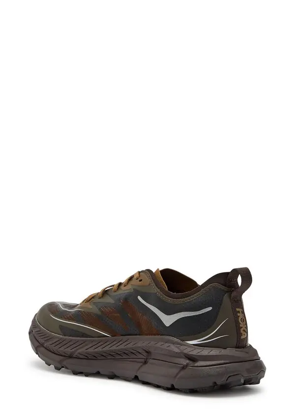 HOKA® Mafate Speed 4 Lite Mesh Sneakers - Brown