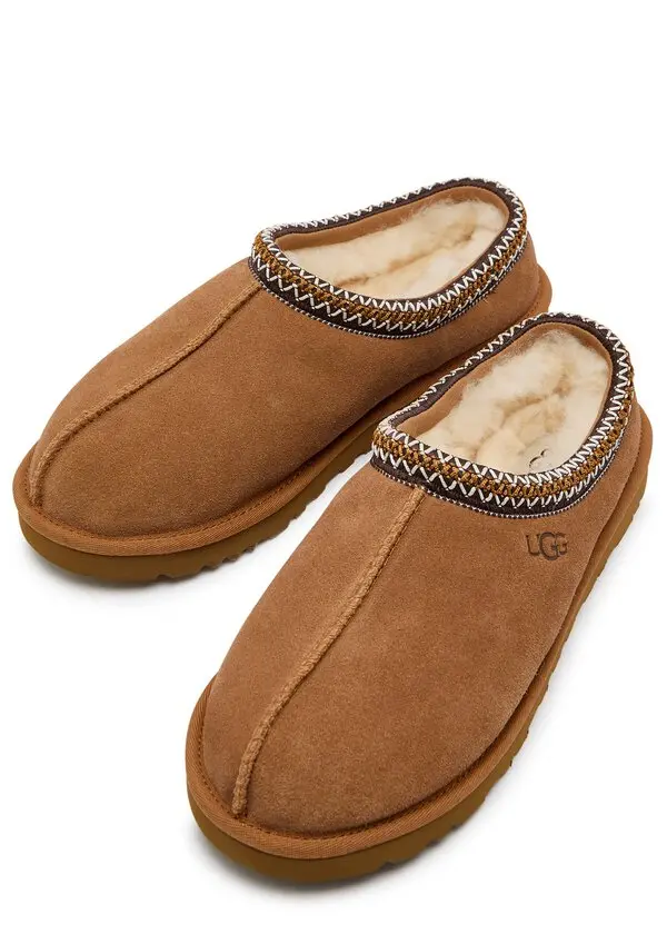 UGG Tasman Suede Slippers - Tan
