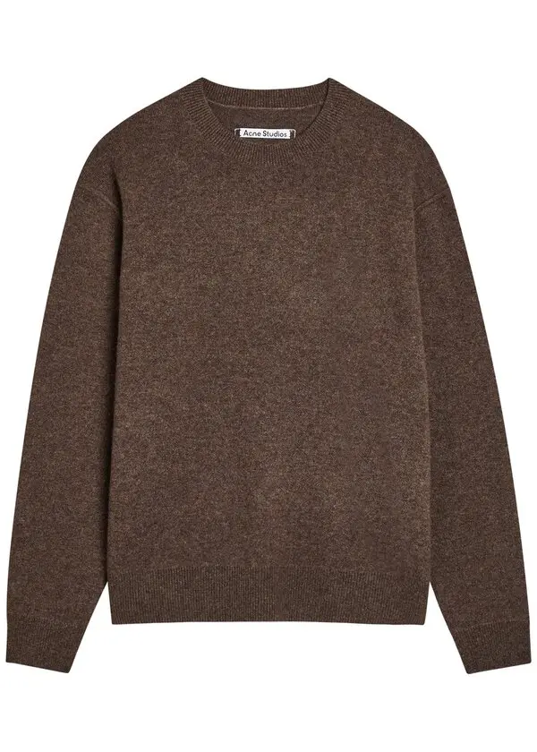 Acne Studios Cashmere-blend Jumper - Brown