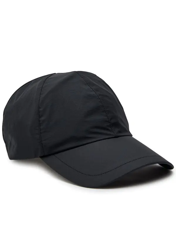 On Logo-embroidered Nylon Cap - Black