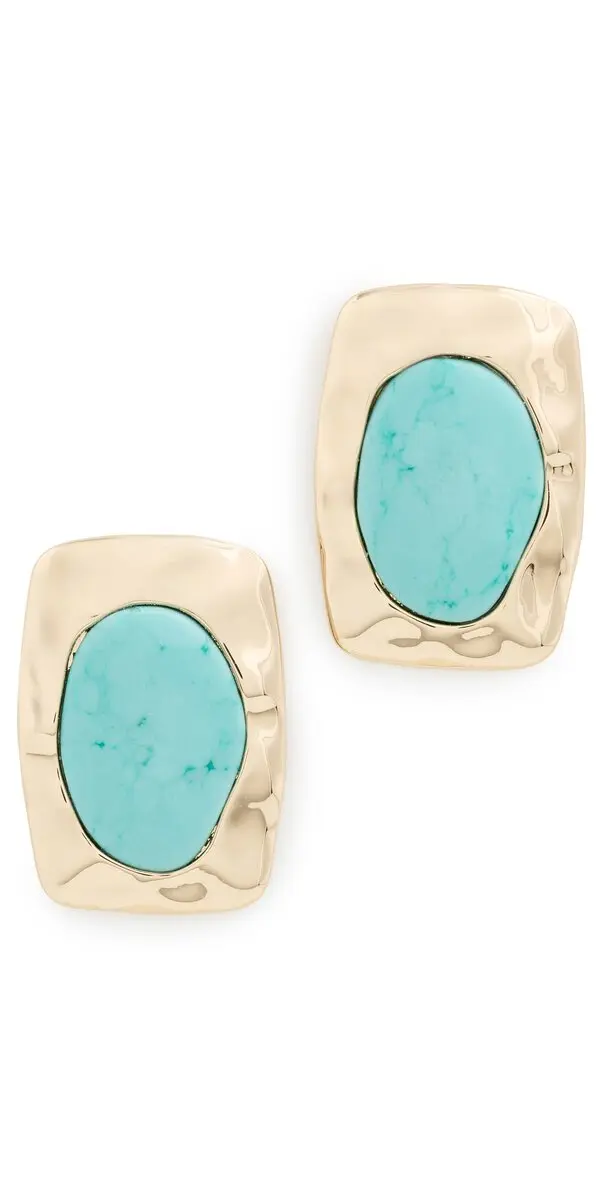 Ettika Stud Earrings - Turquoise