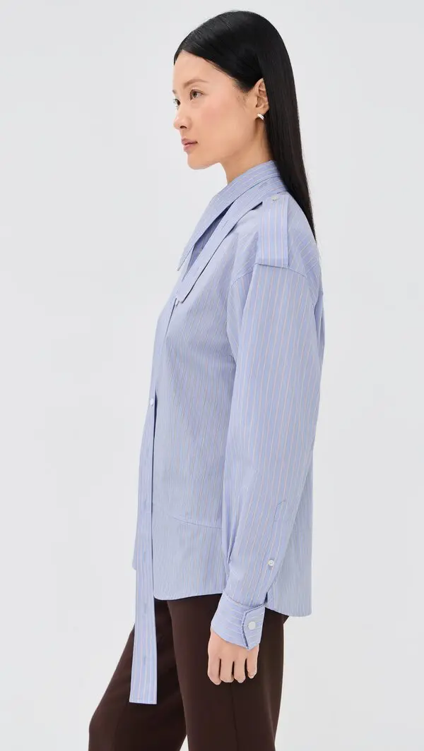MERYLL ROGGE Deconstructed Stripe Shirt